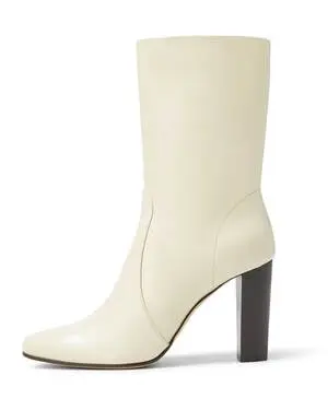 Veronica De Piante Gaia Leather Heeled Ankle Boots