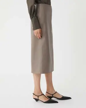 Veronica De Piante Nappa Leather Phoebe Skirt