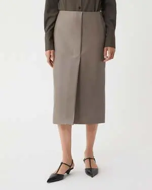 Veronica De Piante Nappa Leather Phoebe Skirt