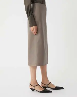 Veronica De Piante Nappa Leather Phoebe Skirt
