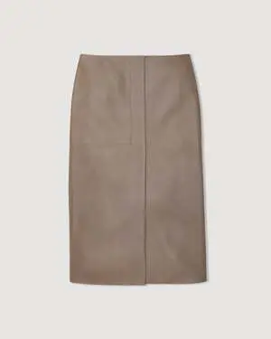 Veronica De Piante Nappa Leather Phoebe Skirt