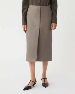 Veronica De Piante Nappa Leather Phoebe Skirt