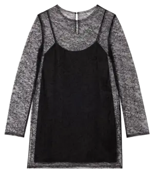 Veronica De Piante Mabel Mini Dress - Black