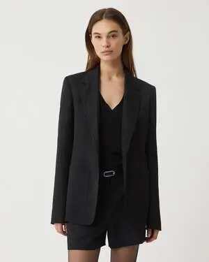 Veronica De Piante Faye Wool Jacket - Black