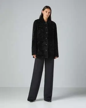 Veronica De Piante Amaia Shearling Jacket - Black