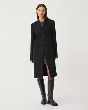 Veronica De Piante Manon Tailored Coat - Black