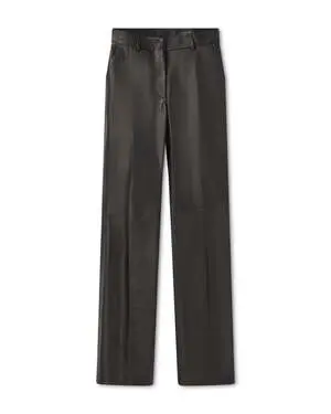 Veronica De Piante Mick Nappa Leather Trousers - Black