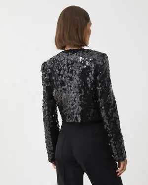 Veronica De Piante Maeve Chaos Sequin Bolero Jacket