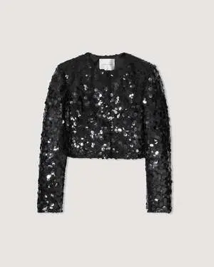 Veronica De Piante Maeve Chaos Sequin Bolero Jacket