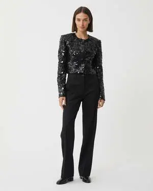 Veronica De Piante Maeve Chaos Sequin Bolero Jacket
