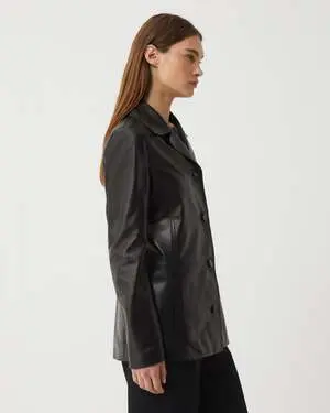 Veronica De Piante Blaire Nappa Leather Jacket