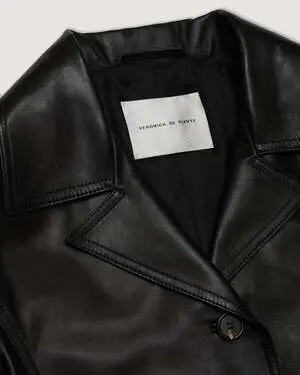 Veronica De Piante Blaire Nappa Leather Jacket