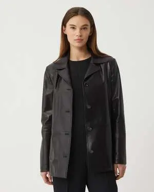 Veronica De Piante Blaire Nappa Leather Jacket