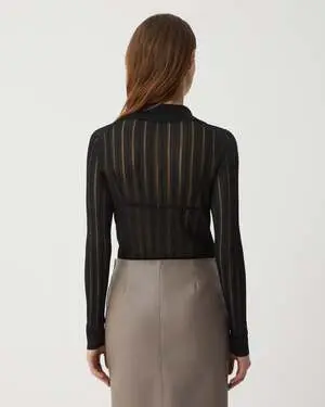Veronica De Piante Lydia Silk Crepe Polo