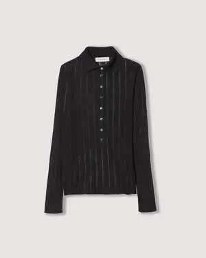 Veronica De Piante Lydia Silk Crepe Polo