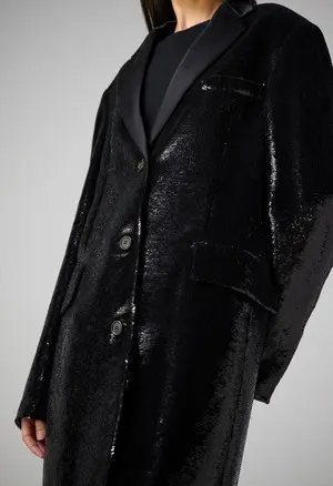 Veronica De Piante Arlo Sequin Coat