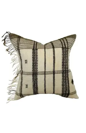 LINEN & JAMES Conrad | Coastal Blue Stripe Pillow Cover
