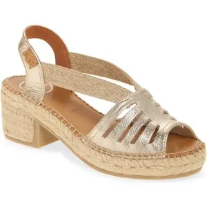 TONI PONS Dima Espadrille Sandal - Platinum