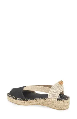 TONI PONS Elora Espadrille Sandal - Black
