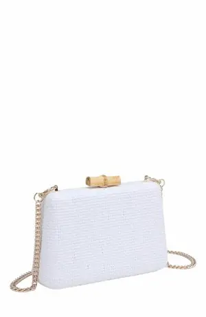 MODA LUXE Melina Evening Bag - White