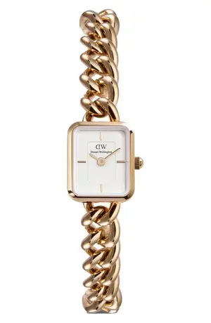 DANIEL WELLINGTON Jolie Chain Bracelet Watch - Rose Gold