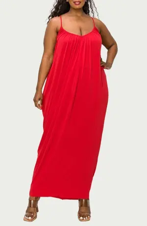 L I V D Adora Dress - Red