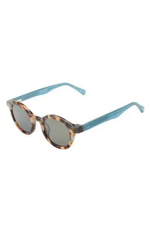 Eyebobs Tv Party Round Sunglasses - Iceberg Blue / Brown Tortoise