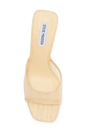 Steve Madden Seleste Wedge Slide Sandal - Raffia