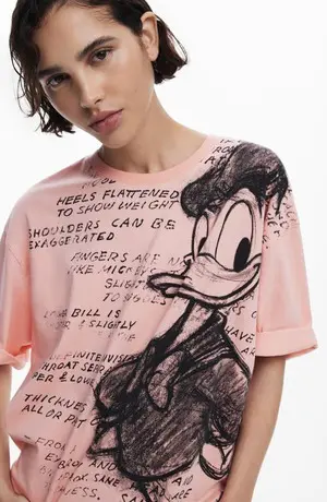 Desigual Donald Duck Graphic T-shirt