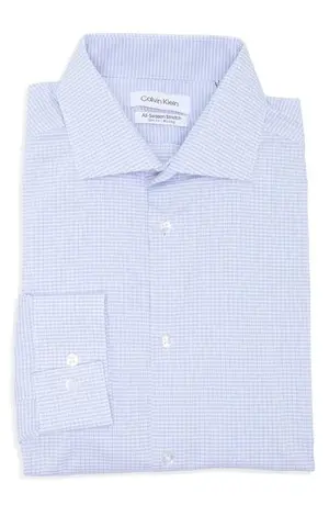 Calvin Klein All Season Slim Fit Check Performance Dress Shirt