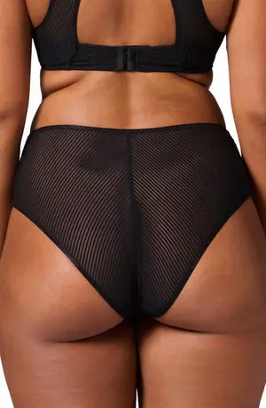 Simone Perele Angele Rib Briefs - Black