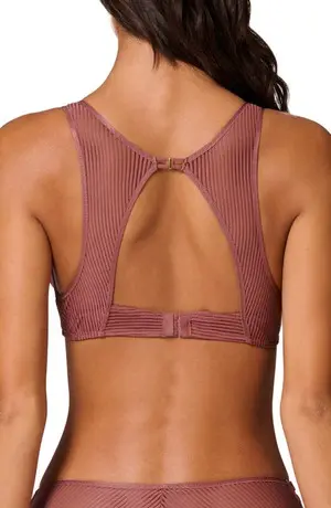 Simone Perele Angele Triangle Underwire Bra - Mulberry