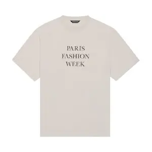 Balenciaga Boxy Logo T-shirt - Grey