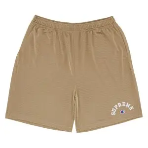 Supreme X Champion Mesh Short - Tan
