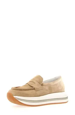 Voile Blanche Platform Loafers
