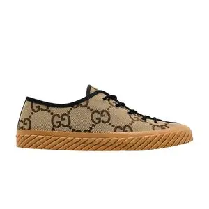 Gucci Maxi Gg Low Top Sneakers - Brown