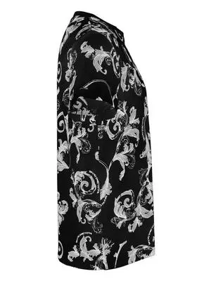 Versace All Over Graphic T-shirt - Black