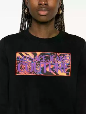 Versace Logo-patch Sweatshirt