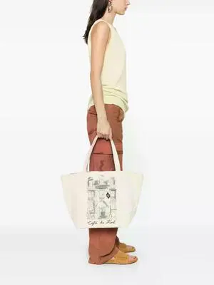 Karl Lagerfeld Reversible Canvas Tote