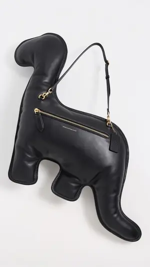 COACH Glovetanned Leather Dino Kisslock Frame Clutch