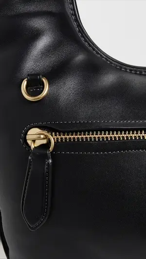 COACH Glovetanned Leather Dino Kisslock Frame Clutch