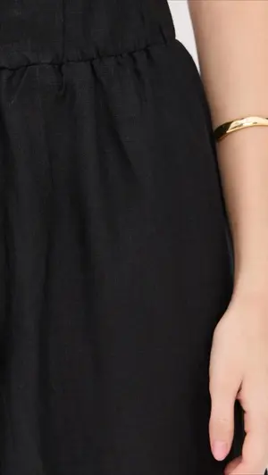 VITAMIN A Tallows Wide-leg Pants - Black