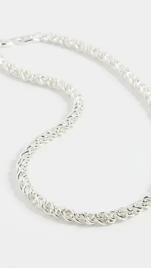 Jenny Bird Rizzo Chain Necklace - Silver