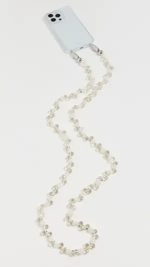 OSSA Faceted Crystal Crossbody Phone Chain