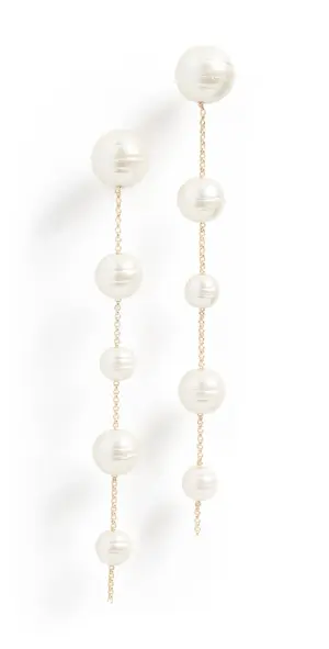 Baublebar Madeline Imitation Pearl Earrings - Pearl/gold