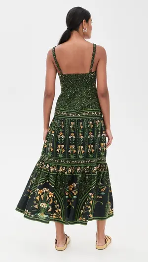Farm Rio Floral Print Maxi Dress