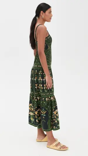 Farm Rio Floral Print Maxi Dress