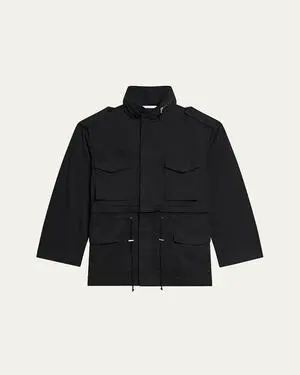 Helmut Lang Field Jacket With Stowaway Hood