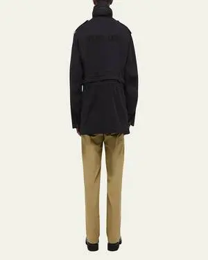 Helmut Lang Field Jacket With Stowaway Hood