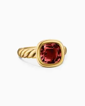 David Yurman Dy Mercer® 18k Yellow Gold Ring With - Rhodolite Garnet